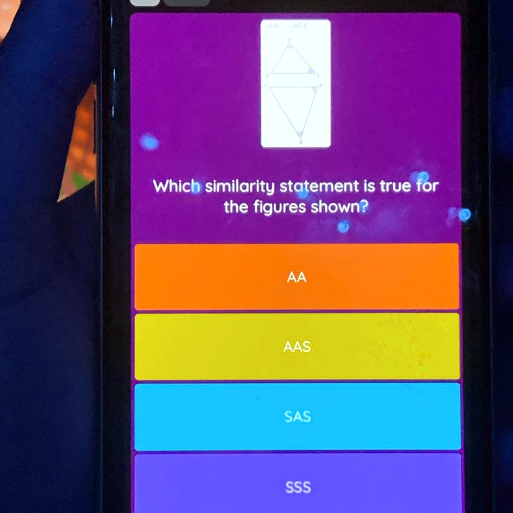 SOLVED: 'which similarity is true for the figures shown? (HELP PLEASE ) ! Which similarity ...