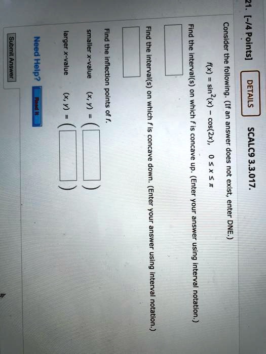 SOLVED: Find the intervals on which the function f is concave down ...