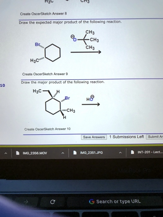 nje crj create oscersketch answer draw the expected major product of the following reaction cha ...