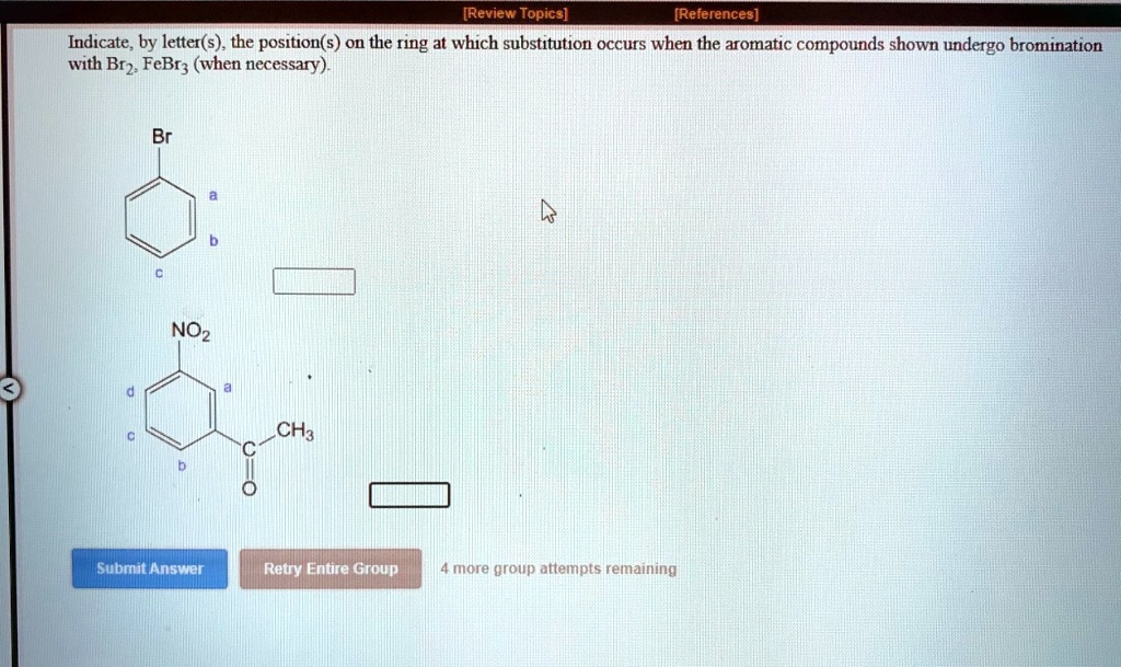 SOLVED: [Review Topics] [References] Indicate; by letter(s) . the ...