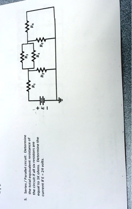 SOLVED: Series/Parallel circuit: Determine the total equivalent ... SOLVED: Series/Parallel circuit: Determine the total equivalent ...