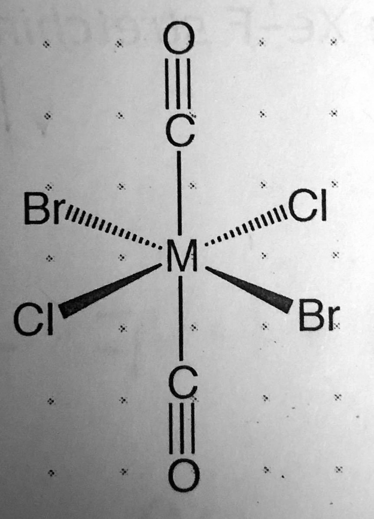 Solved Observe The Octahedral Complex Molecule And Answer The Following A Draw The Structures