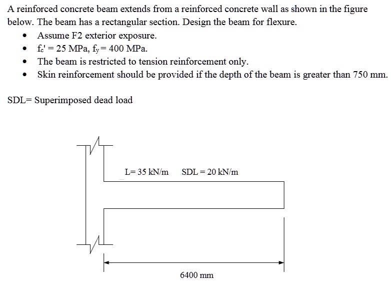 A reinforced concrete beam extends from a reinforced...