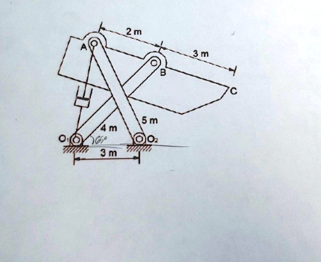 SOLVED: 1. The following mechanism shown in the figure has the ...