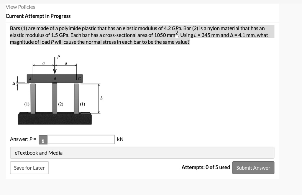 SOLVED: ViewPolicies Current Attempt in Progress Bars(1) are made of a polyimide plastic that ...