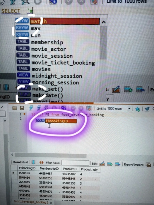 [GET ANSWER] SELECT ngiD wmatch KEYW max KEYW ...In TABL membership ...