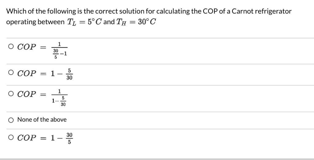SOLVED: Which of the following is the correct solution for calculating ...