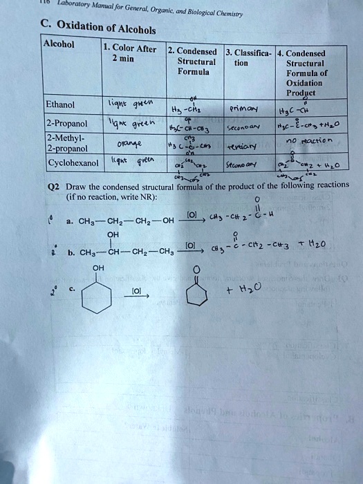 SOLVED: Laboratory Manual General; Organic Biological Chemical ...