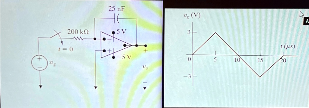 plese show work the voltage source in the circuit in figure 1 is ...