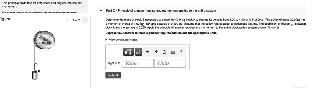 SOLVED: This principle holds true for both linear and angular impulse ...