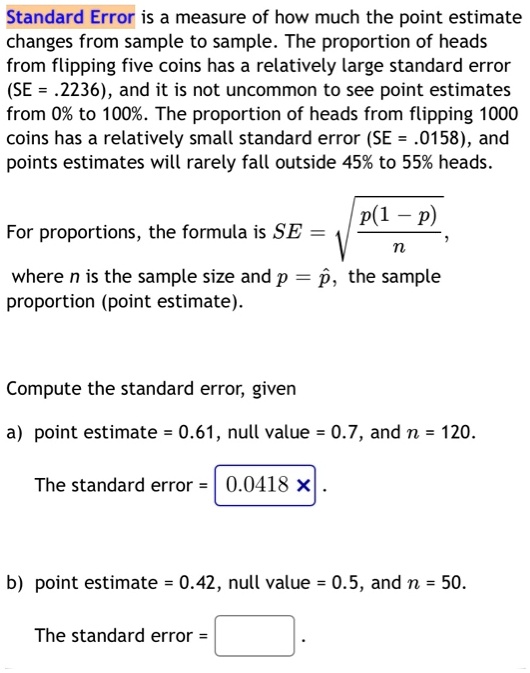 Standard Error Of Estimate