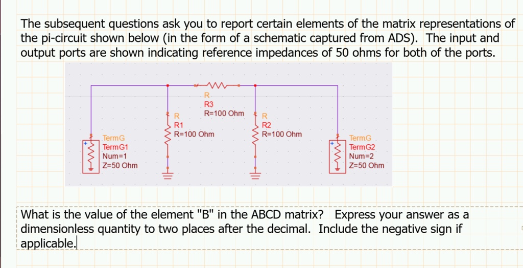 SOLVED: The subsequent questions ask you to report certain elements of the matrix ...
