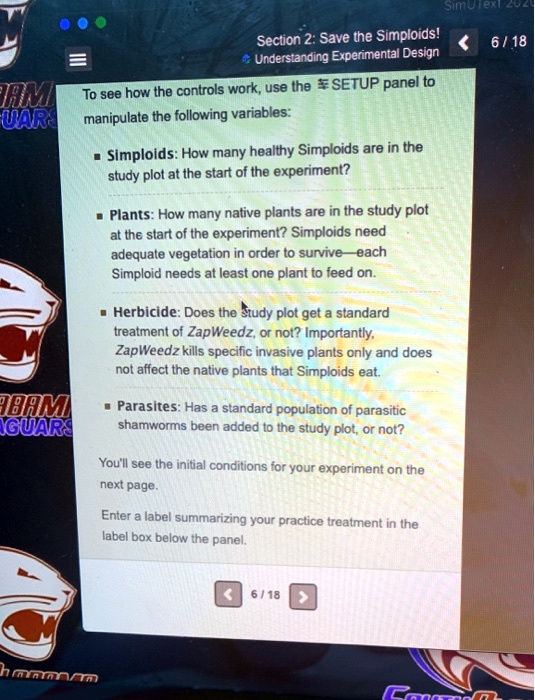 [GET ANSWER] simutexi section 2 save the simploids understanding ...