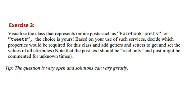 in uml diagram pls exercise 3 visualize the class that represents ...