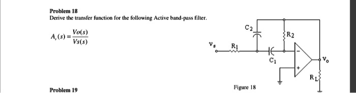 SOLVED: Problem 13: Derive the transfer function for the following ...