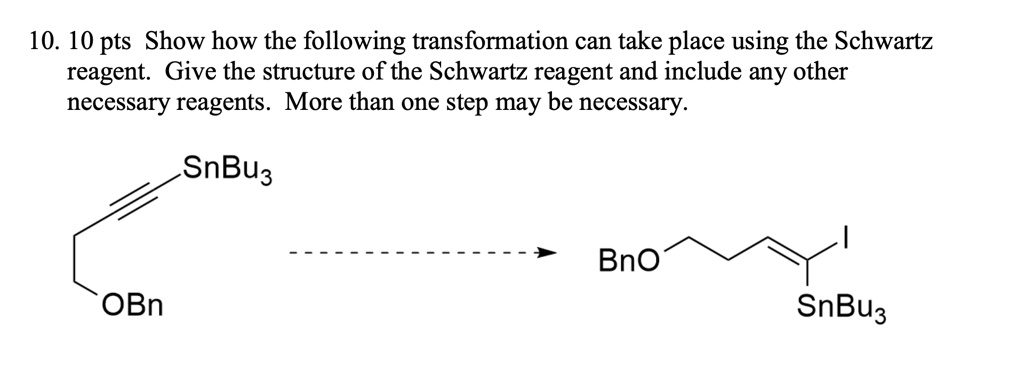 SOLVED: 10. 10 pts Show how the following transformation can take place ...