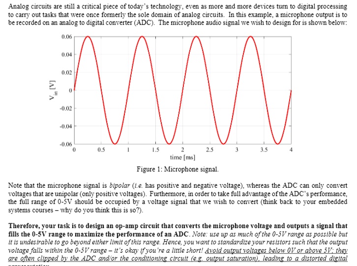 SOLVED: Just looking for the op-amp circuit that can convert that ...