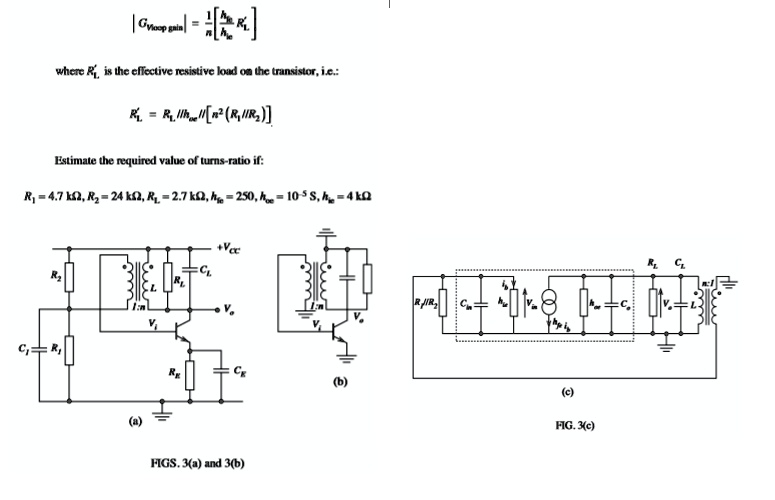 SOLVED: 4. FIGURE 3(a) shows the circuit of an Armstrong oscillator ...
