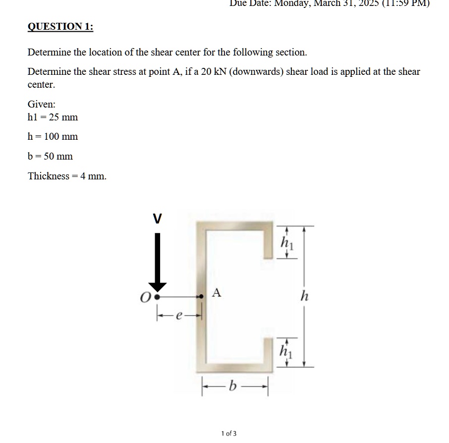due date monday march 31 2025 1159 pm question 1 determine the location ...