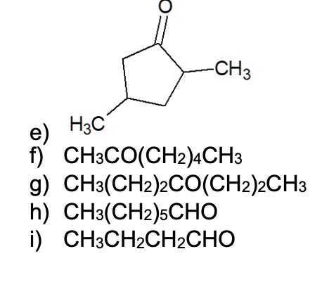 SOLVED: Name the following compounds using IUPAC nomenclature rules and ...