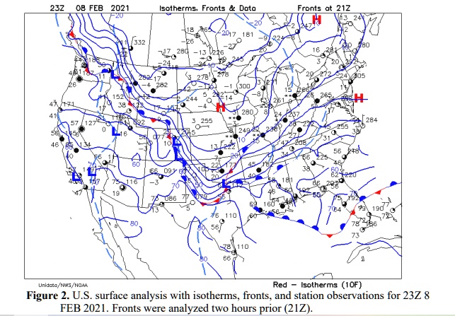 SOLVED: Compare the Wichita advection pattern to that of Midland and El ...