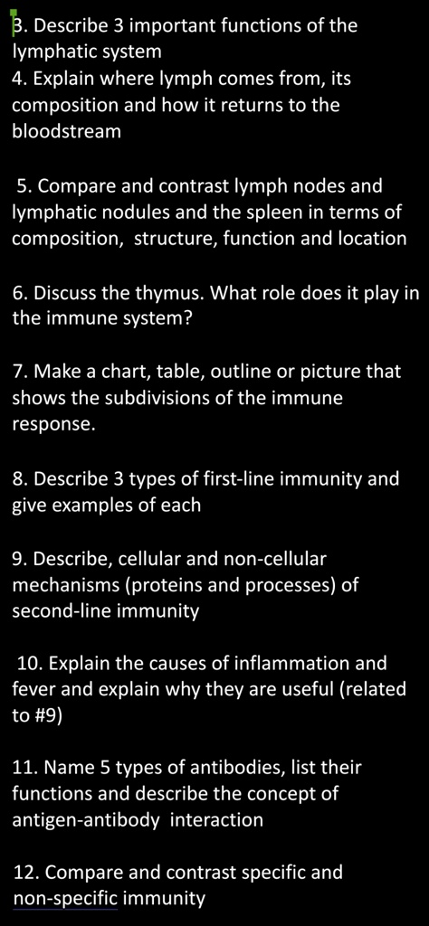 3 12 fully detailed please b describe 3 important functions of the ...