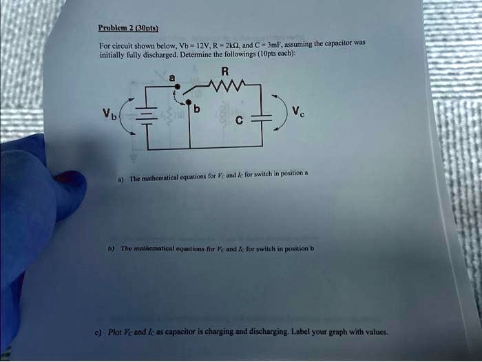 Solved Asap Problem 2 30 Points For The Circuit Shown Below Vb