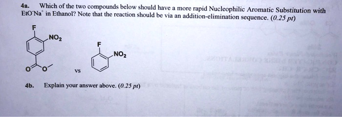 SOLVED:Which of the two compounds below should have more rapid ...