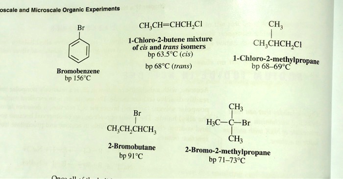 oscale and microscale organic experiments chchchchci 1 chloro 2 butene ...