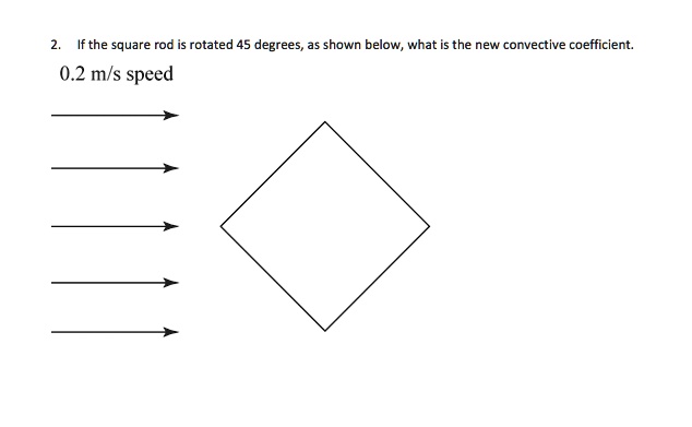 SOLVED: If the square rod is rotated 45 degrees, as shown below, what ...