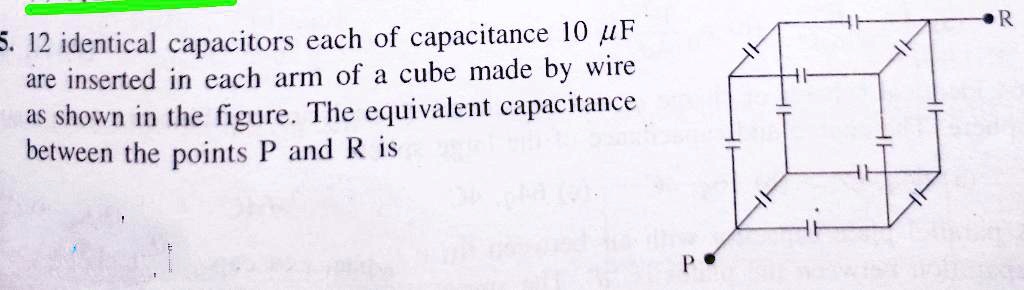 SOLVED: question in mechanical engineering 5. 12 identical capacitors ...