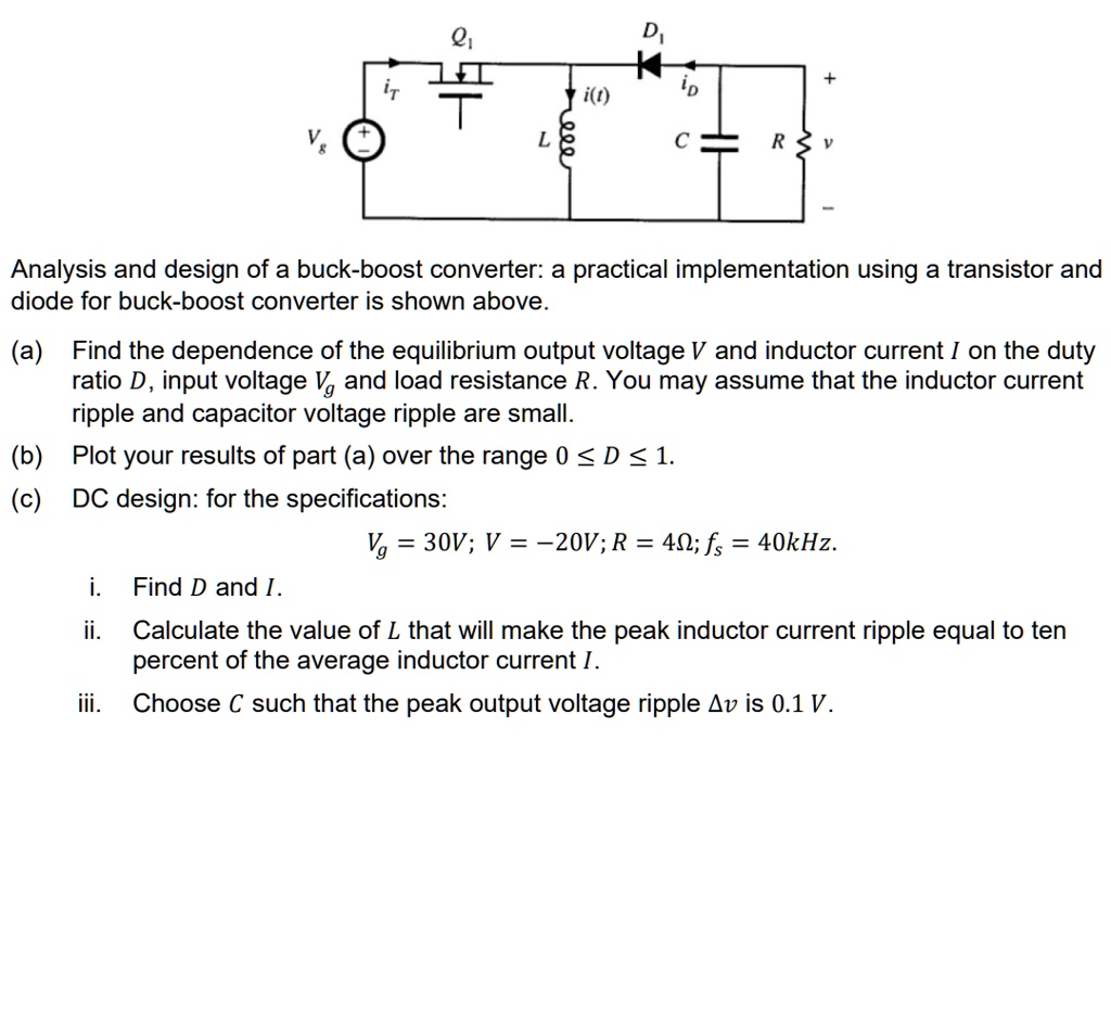 Analysis and design of a buck-boost converter: a practical implementation using a transistor and ...