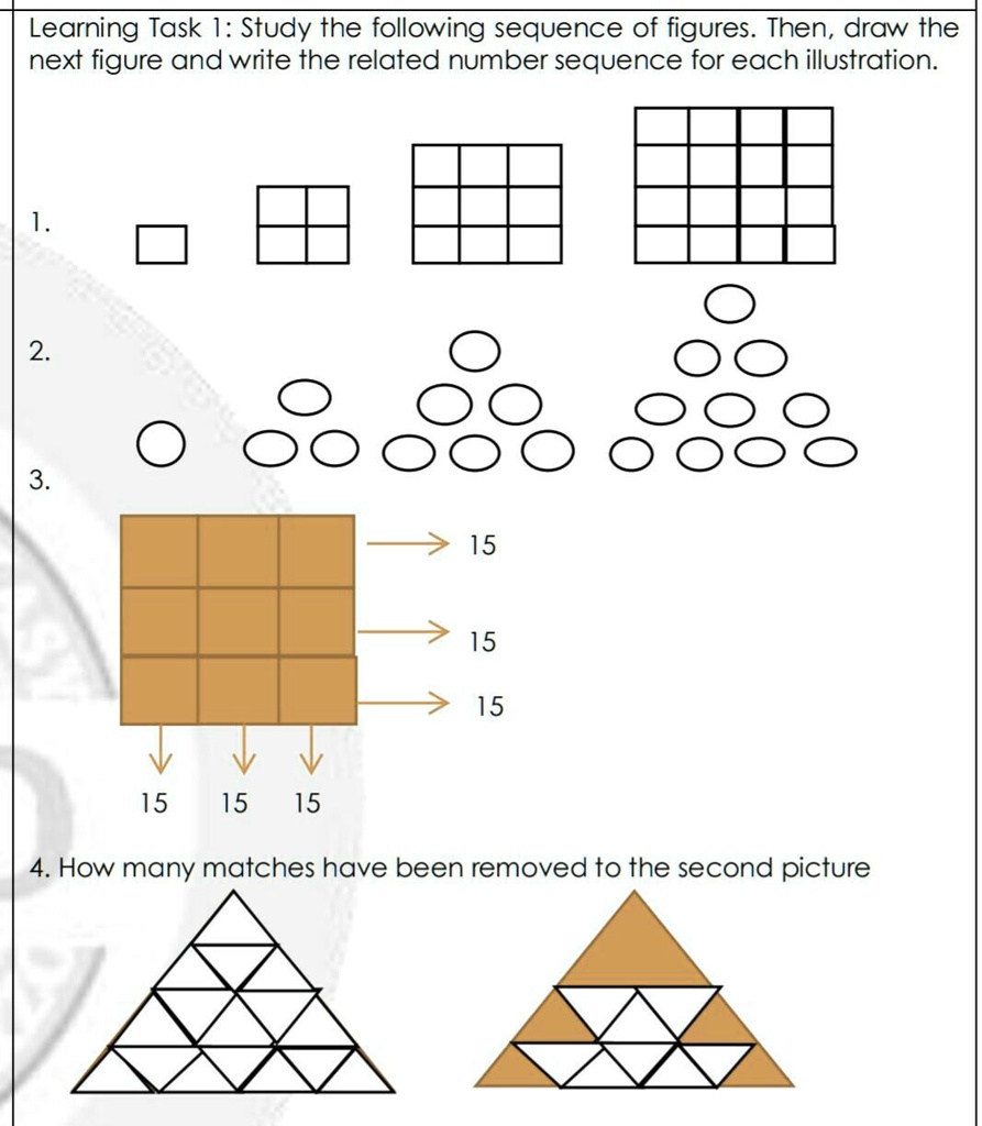 SOLVED: 'Learning Task 1: Study the following sequence of figures. Then ... SOLVED: 'Learning Task 1: Study the following sequence of figures. Then ...