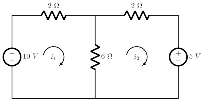 Solved 1 Calculate The Mesh Current I1 In A For The Circuit Below 2 Calculate The Mesh