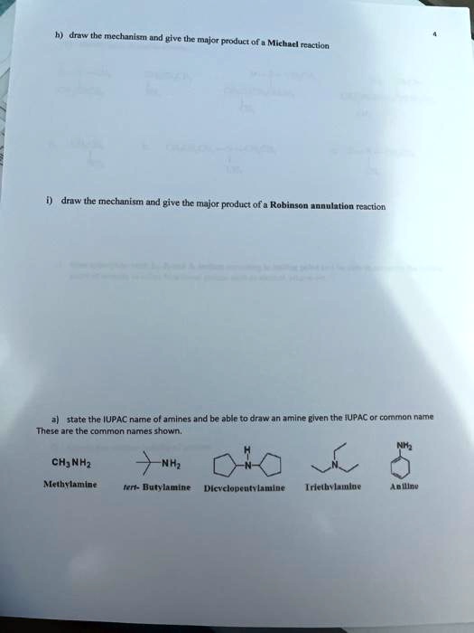 SOLVED:the mechanism und give the major product of u Michacl rcaction ...