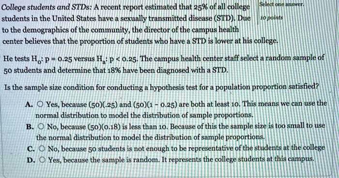 college students and stds a recent report estimated that 25 of all ...