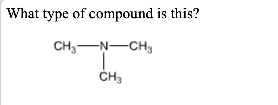 SOLVED: What type of compound is this? CH3- CH3 CH3