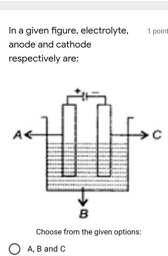 SOLVED: 'Choose from the given options:A, B and CB, A and CB, C and AA, C and B In a given ...
