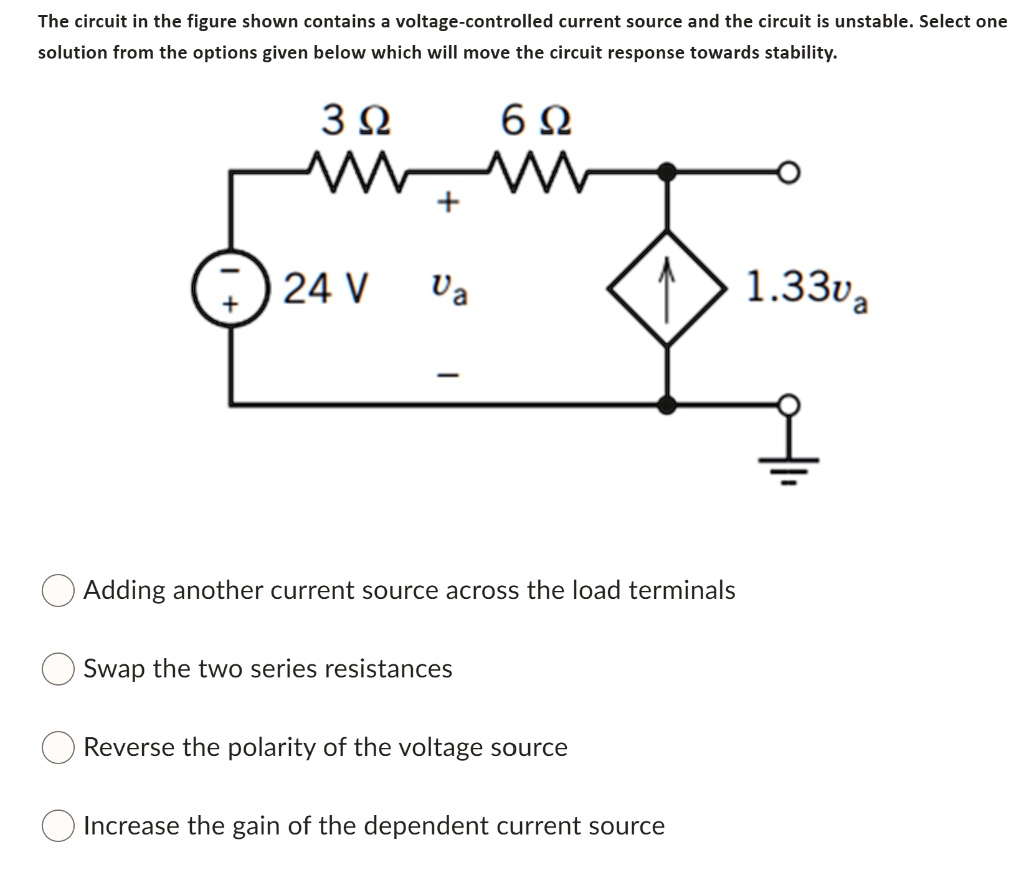VIDEO solution: The circuit in the figure shown contains a voltage-controlled current source ...