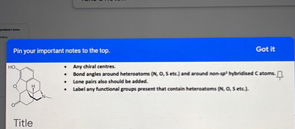 SOLVED: Pin your important notes to the top. Got it - Amy chiral ...