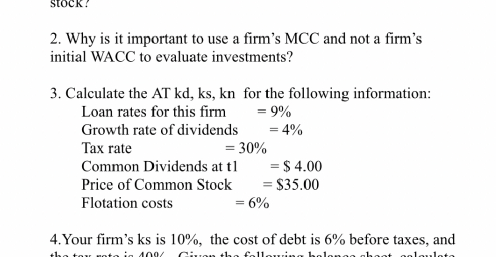 2. Why is it important to use a firm's MCC and not a firm's initial ...