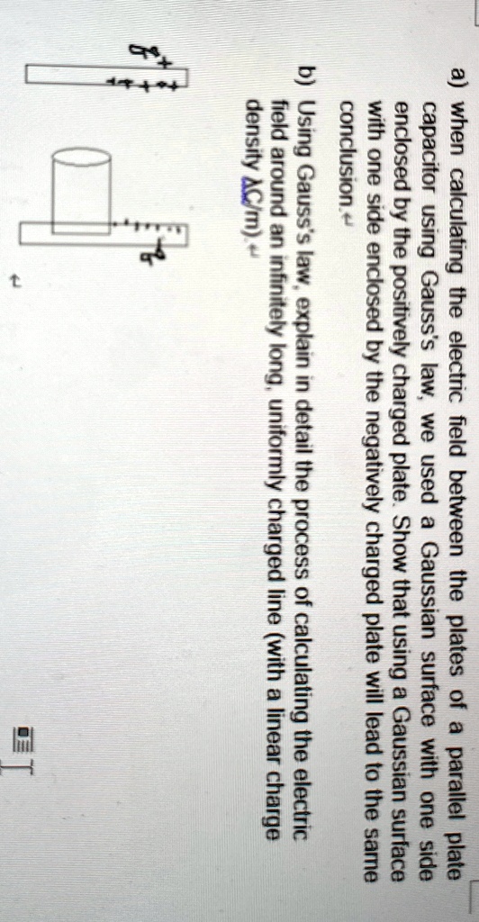 a when calculating the electric field between the plates of a parallel ...