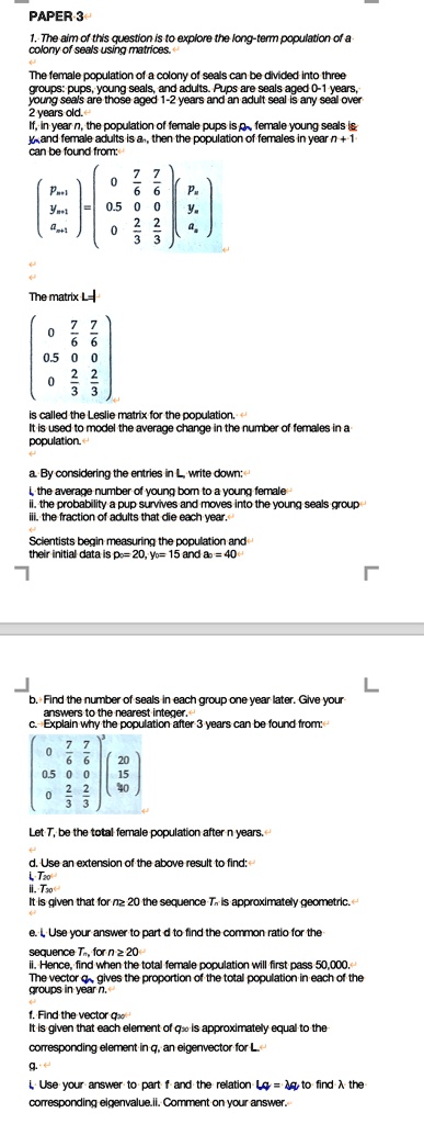 texts paper 3 1 the aim of this question is to explore the long term ...