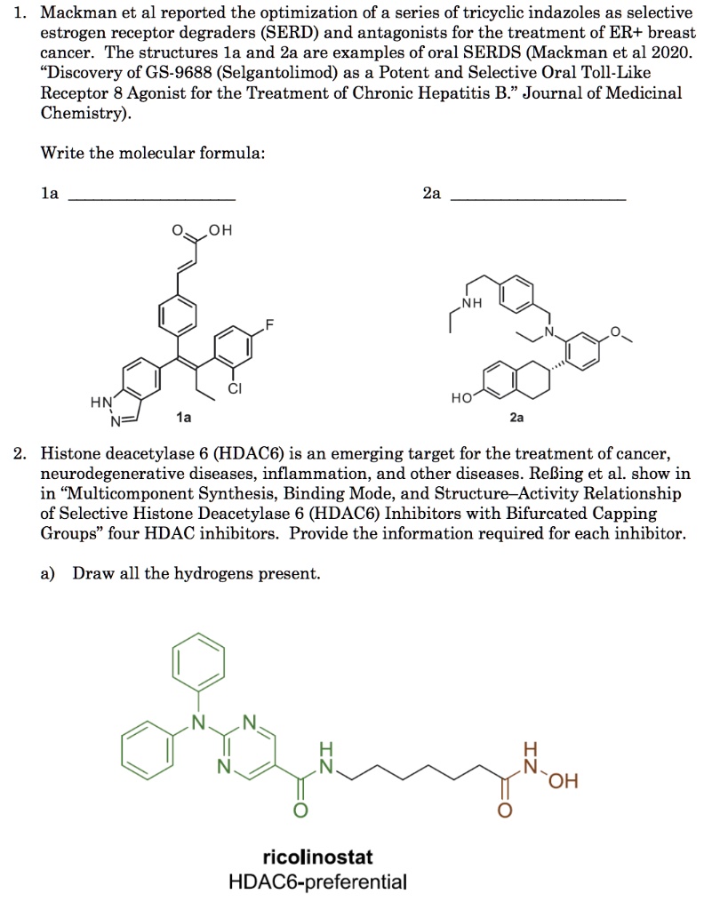 Mackman et al reported the optimization of a series of...