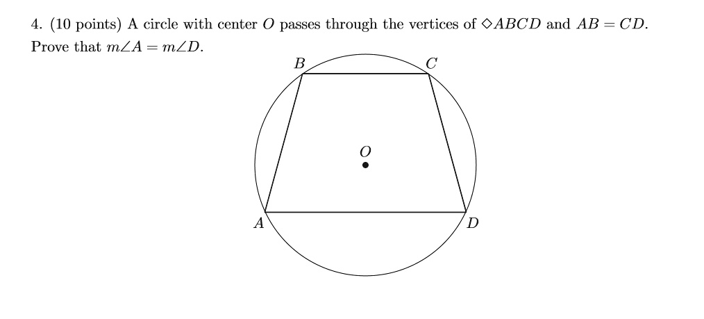 4 10 points a circle with center prove that mla mld passes through the ...
