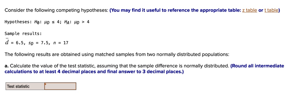 consider the following competing hypotheses you may find it useful to ...