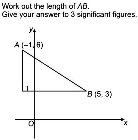 [GET ANSWER] Work out the length of AB. Give your answer to 3 ...