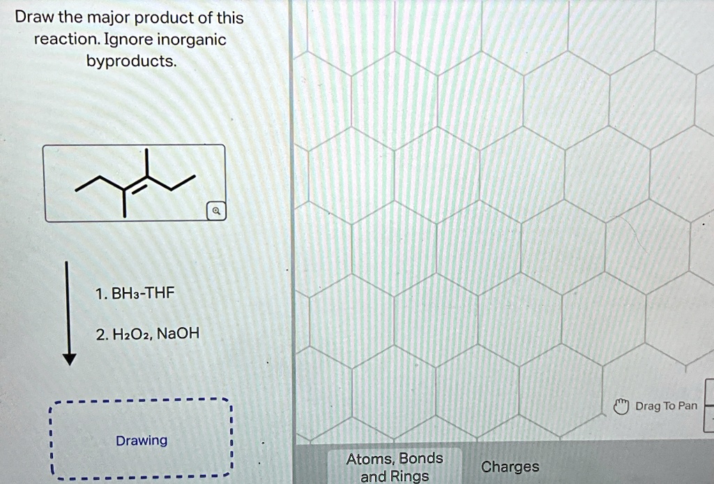 Draw the major product of this reaction. Ignore inorganic byproducts. 1 ...