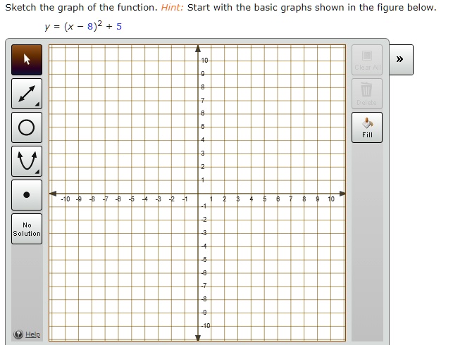 sketch the graph of the function hint start with the basic graphs shown in the figure below 82 8 ...
