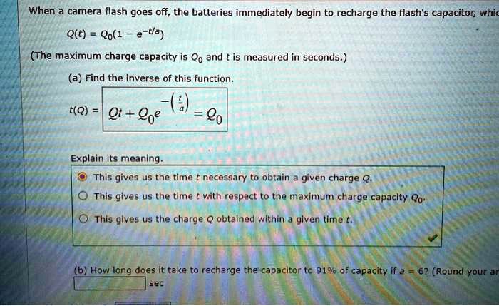 when camera flash goes off the batteries immediately begin to recharge ...